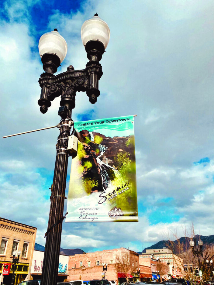 Vibin’ Ogden: ODA’s new spring banners display local artists’ favorite ...